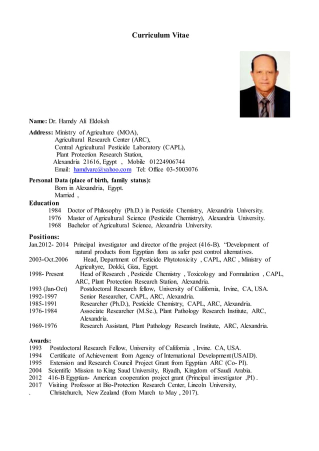 Hamdy Eldoksh cv-recent | PDF