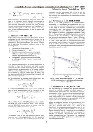 Performance of Wideband Mobile Channel with Perfect Synchronism BPSK vs ...