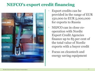 Nordic Environment Finance Corporation (NEFCO) | PPT