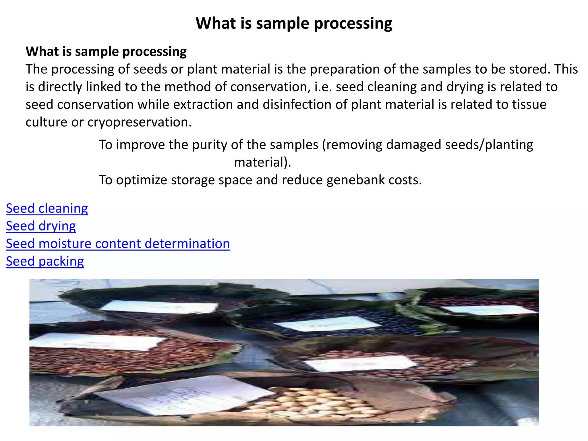 Mechanism of gene bank ,its maintenance | PPTX