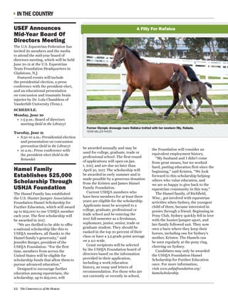 Hamel Family Establishes $25,000 Scholarship Through USHJA Foundation ...