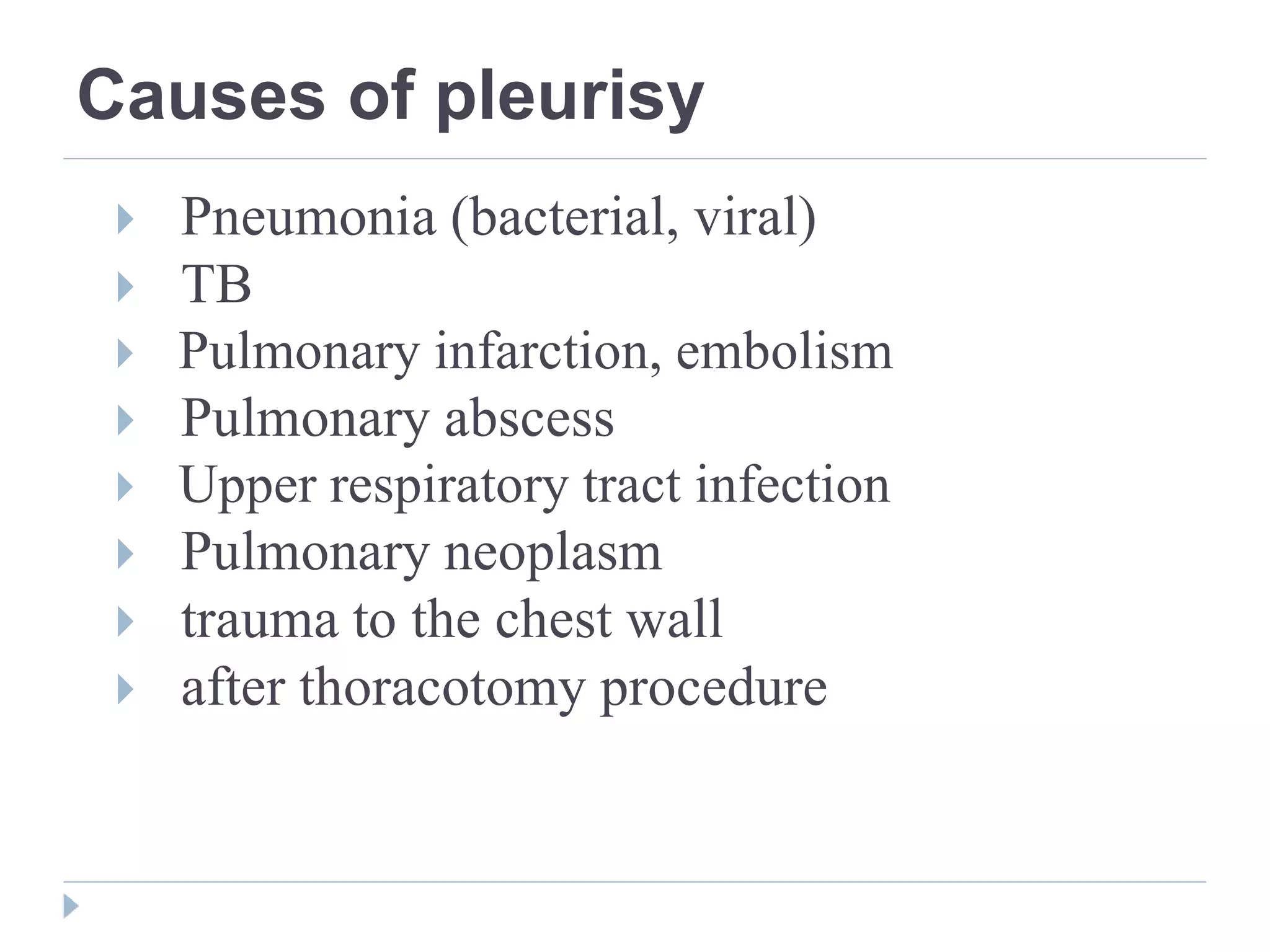 pleuritis | PPTX