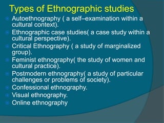 types of qualitative research | PPTX