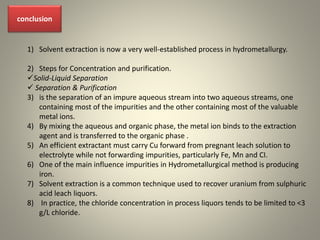 hydrometallorgy | PPTX