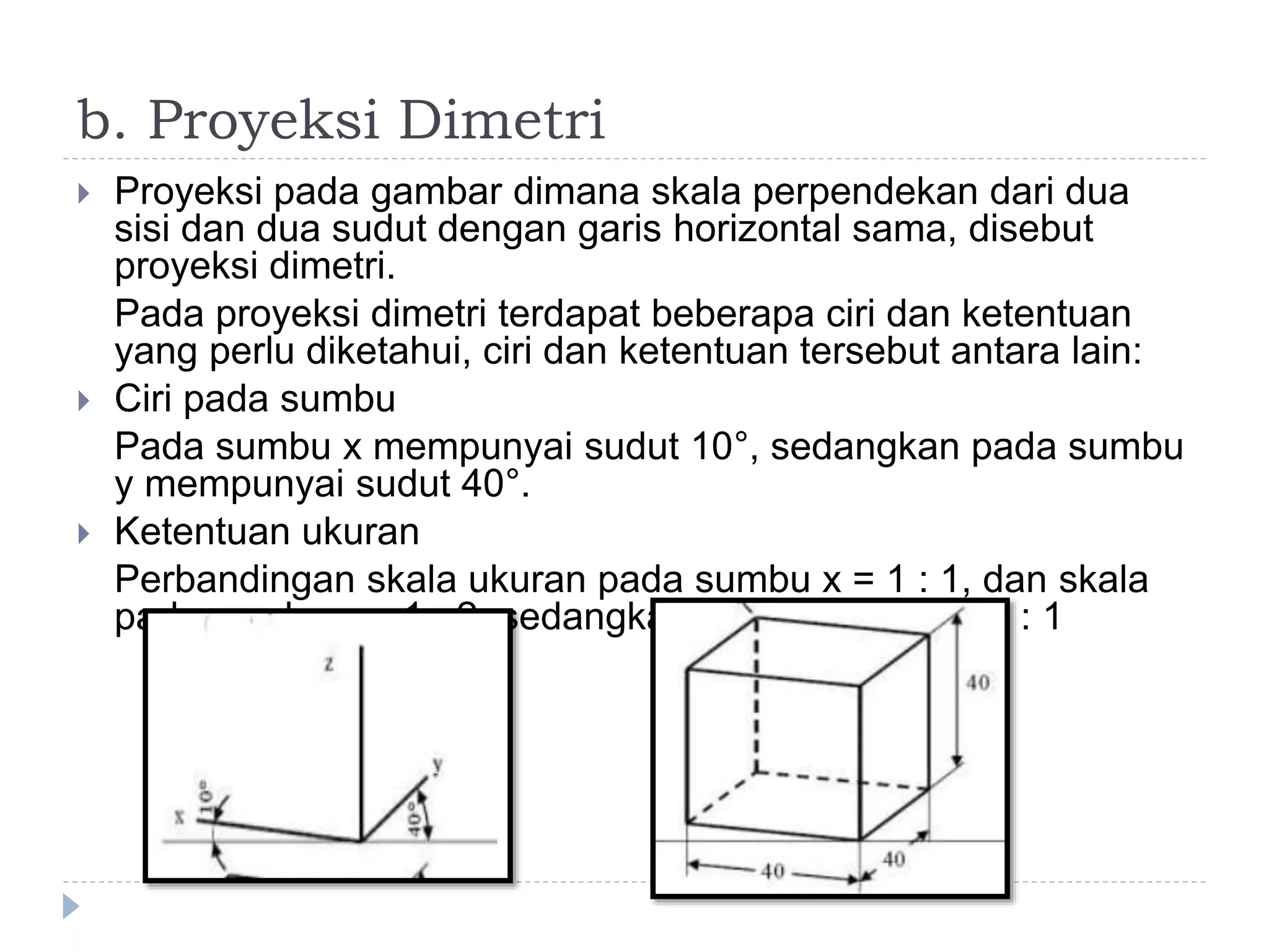 Hamid gambar teknik proyeksi | PPTX