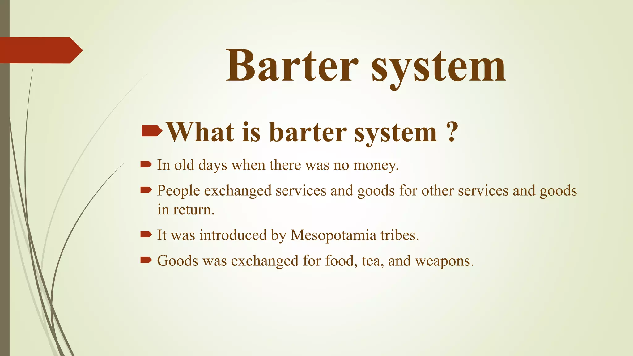 Evolution of trade | PPT