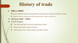Evolution of trade | PPTX