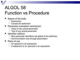 ALGOL ailesi programlama dilleri | PPT