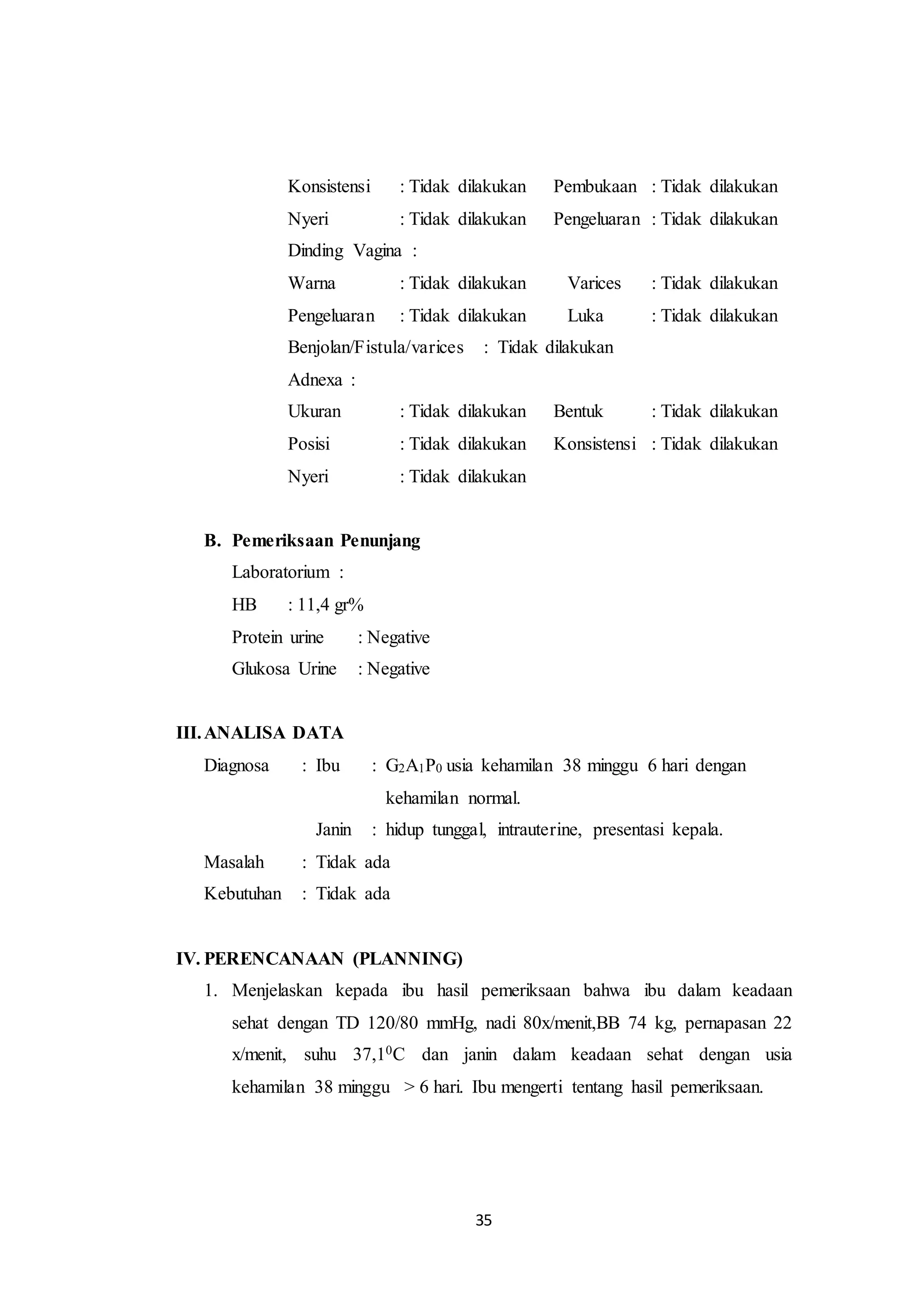 Asuhan kebidanan pada ibu hamil normal. PKK 1 | DOCX