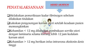 Perdarahan Hamil muda | PPTX