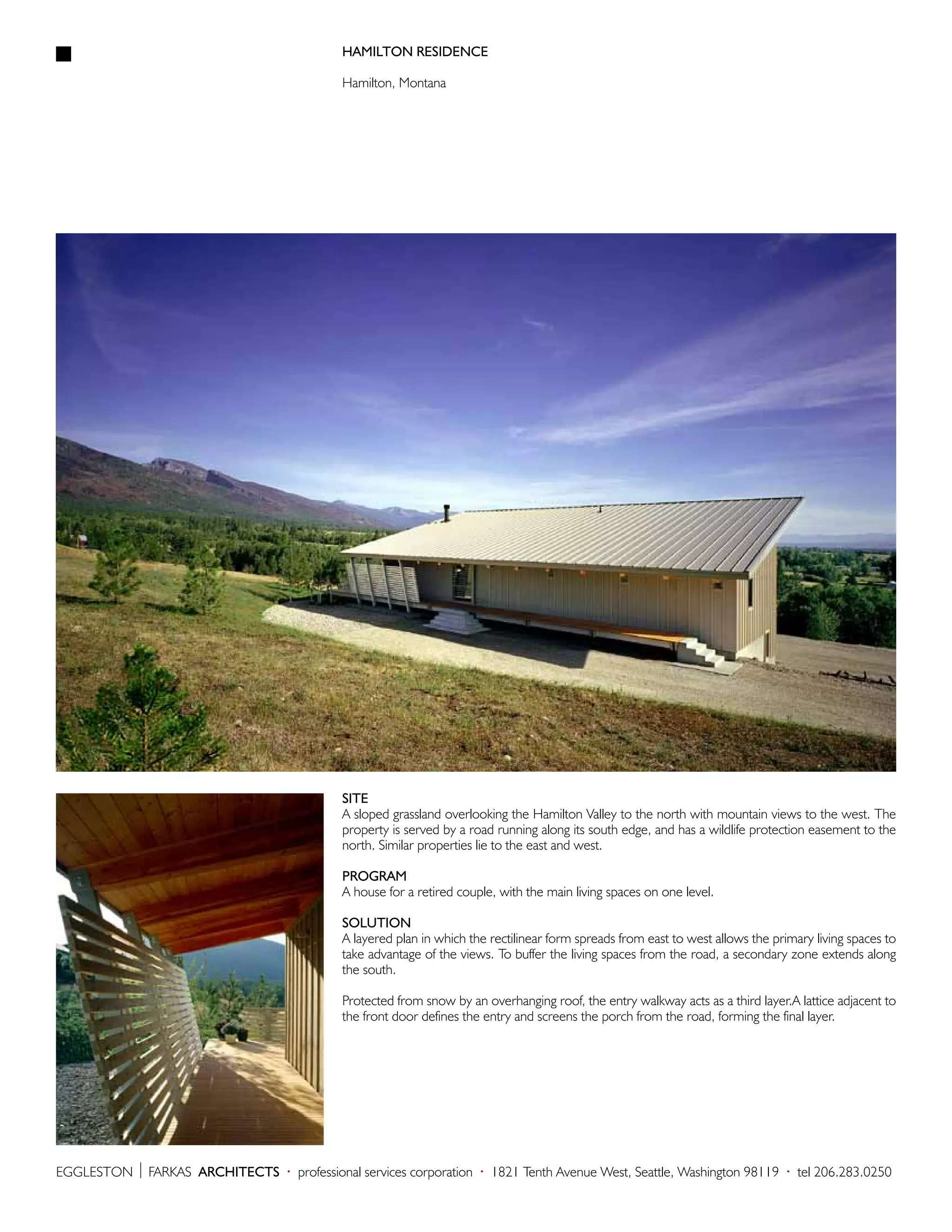 Hamilton Residence brochure | PDF