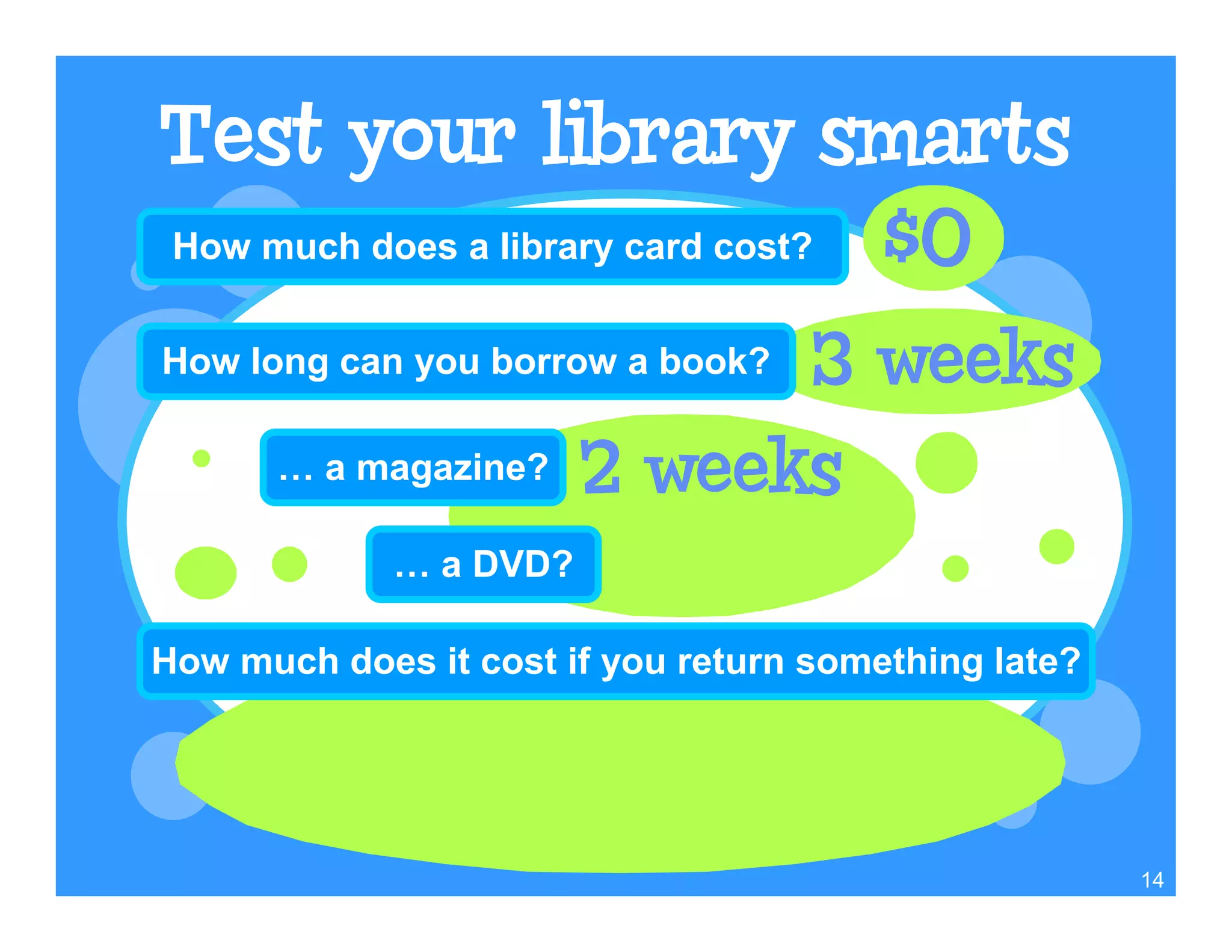 Hamilton Public Library - Grade 4 Library Introduction | PPT