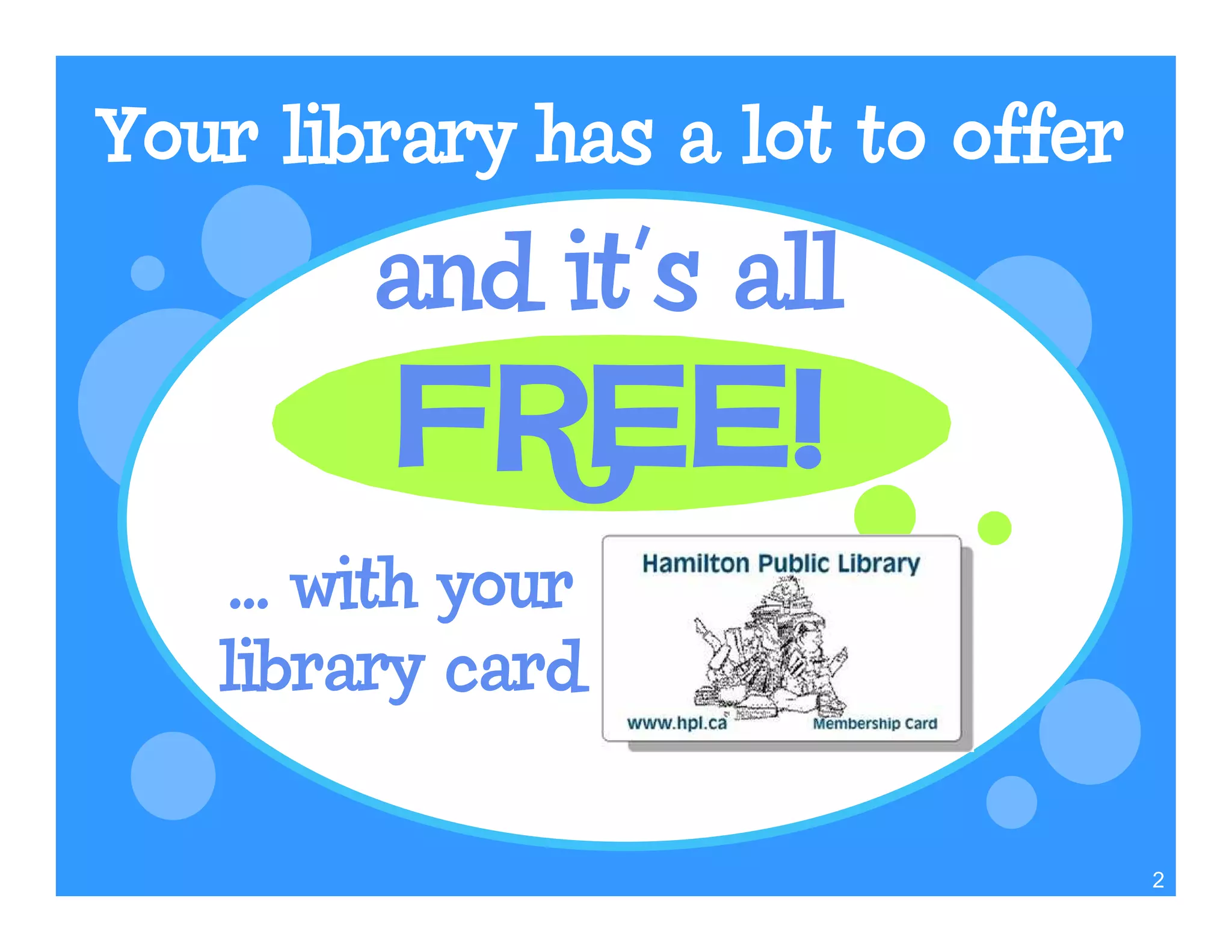 Hamilton Public Library - Grade 4 Library Introduction | PPT