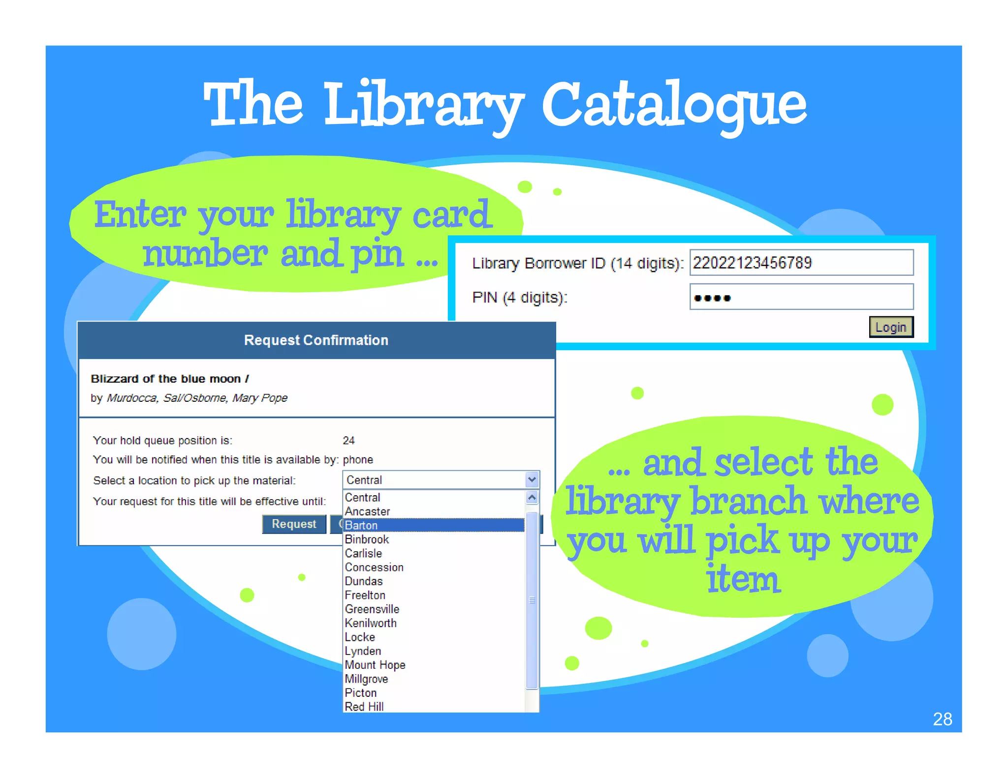 Hamilton Public Library - Grade 4 Library Introduction | PPT