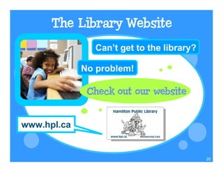 Hamilton Public Library - Grade 4 Library Introduction | PPT