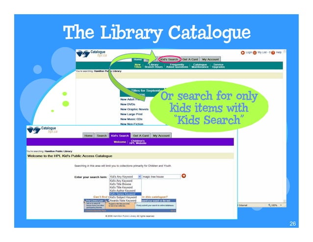 Hamilton Public Library - Grade 4 Library Introduction