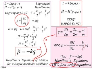 Hamiltonian Equation