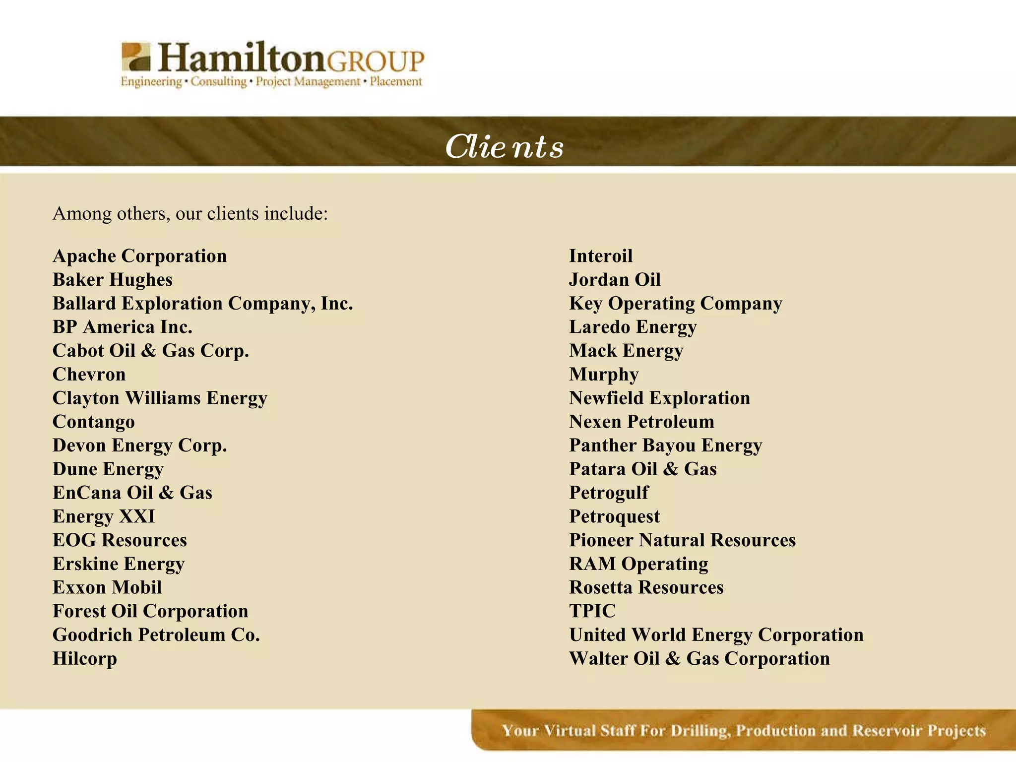 Hamilton Group Presentation | PPS