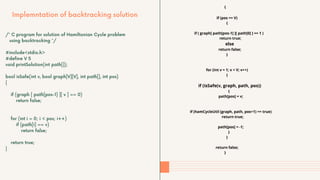 Hamiltonian cycle in data structure 2 | PPTX