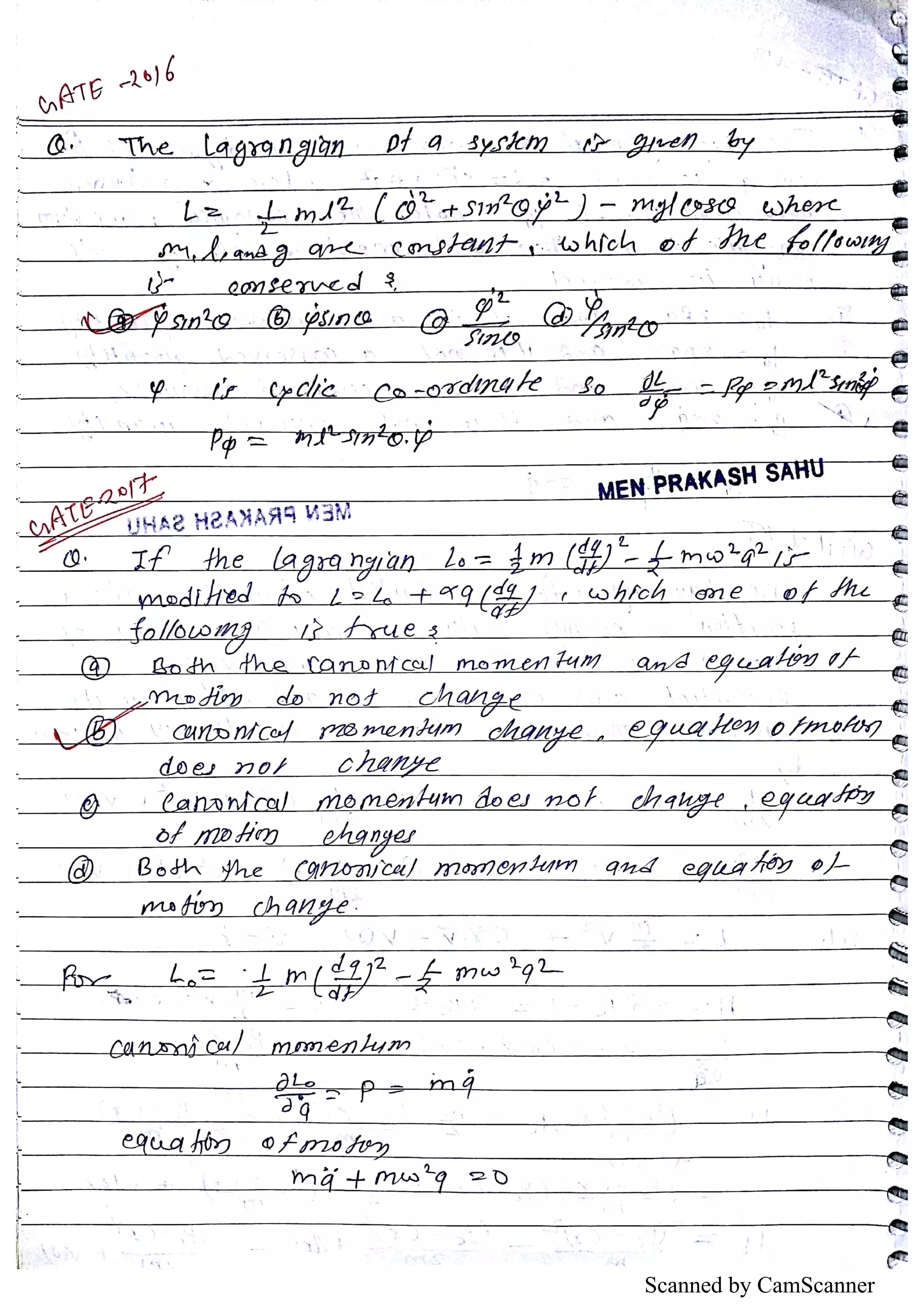 Hamiltonian dynamics (CLASSICAL MECHANICS) | PDF