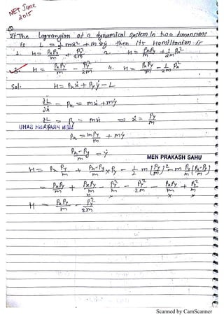 Hamiltonian dynamics (CLASSICAL MECHANICS) | PDF