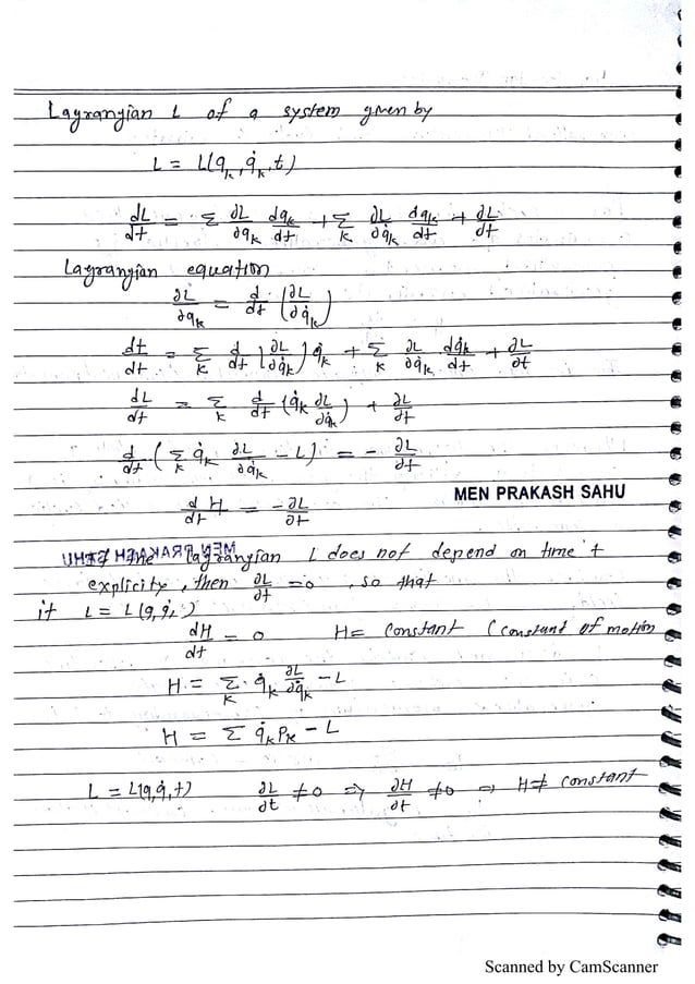 Hamiltonian dynamics (CLASSICAL MECHANICS) | PDF