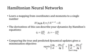 Introduction to Hamiltonian Neural Networks | PPTX