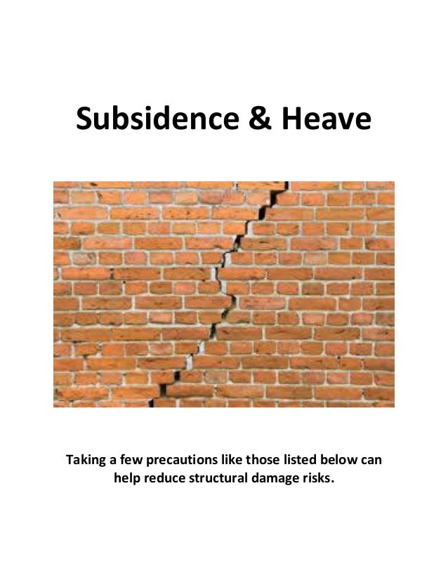 Hamilton King - Heave and Subsidence