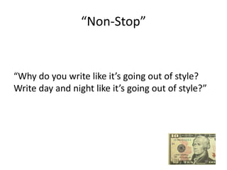 Hamilton lecture | PPTX