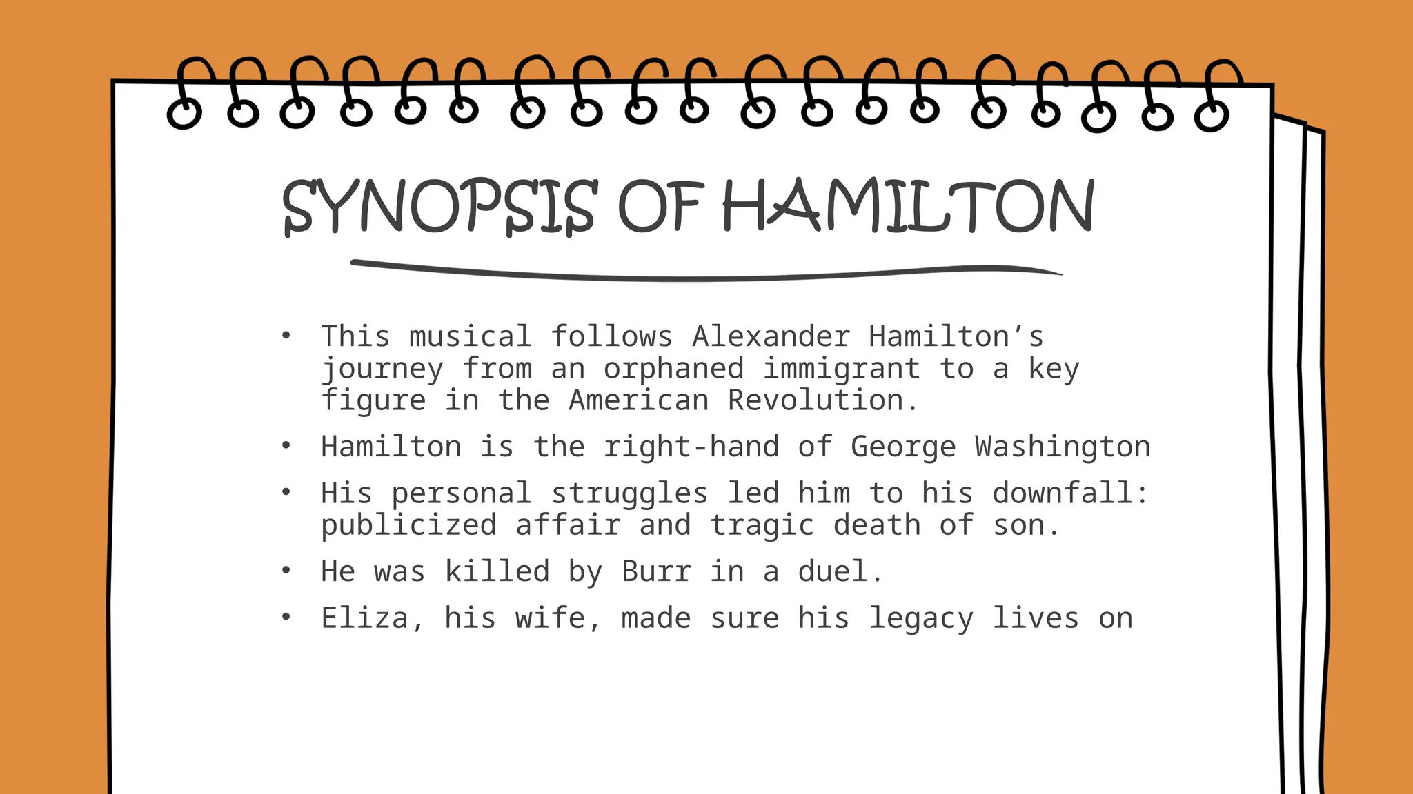 A Brief Overview of Hamilton (Stage Play).pptx