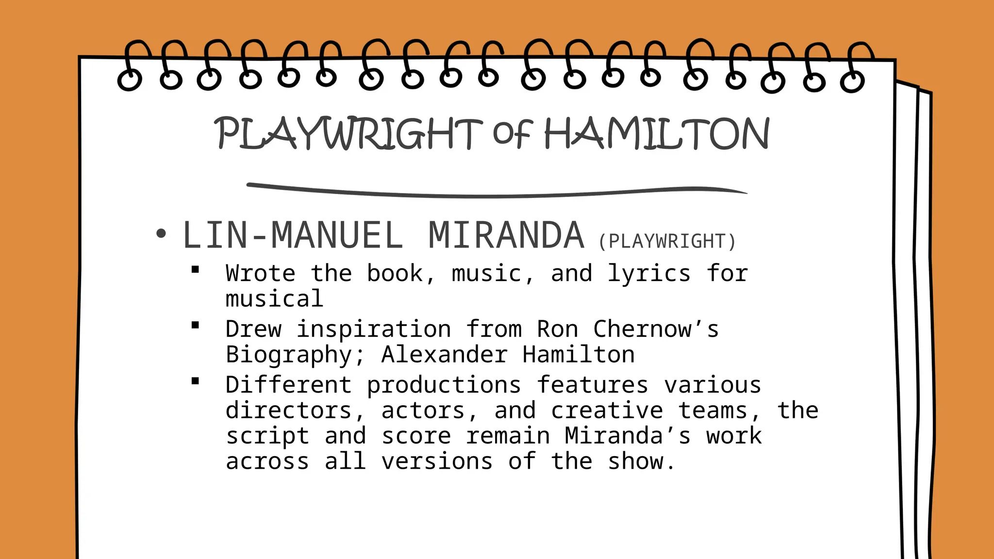 A Brief Overview of Hamilton (Stage Play).pptx