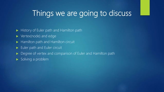 Hamilton path and euler path | PPTX