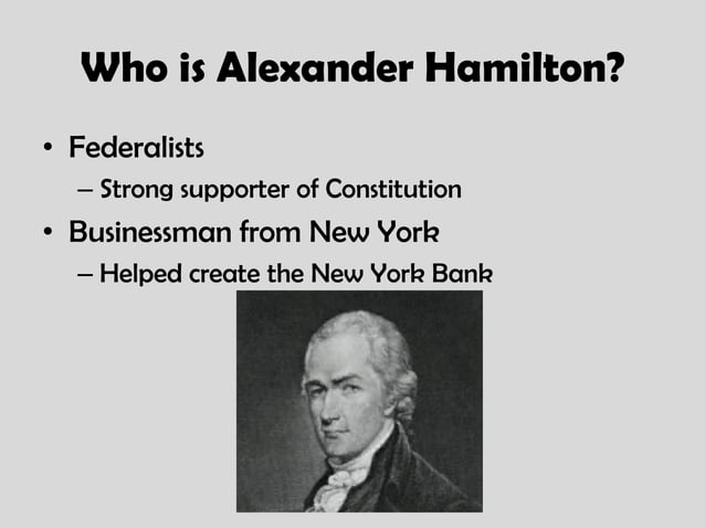 Hamiltons Financial Plan | PPT