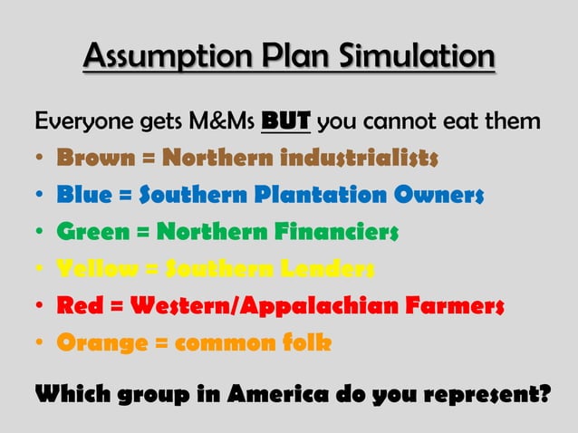 Hamiltons Financial Plan | PPT