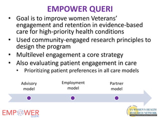 Stakeholder Engagement in Implementation Research: VA Women's Health ...