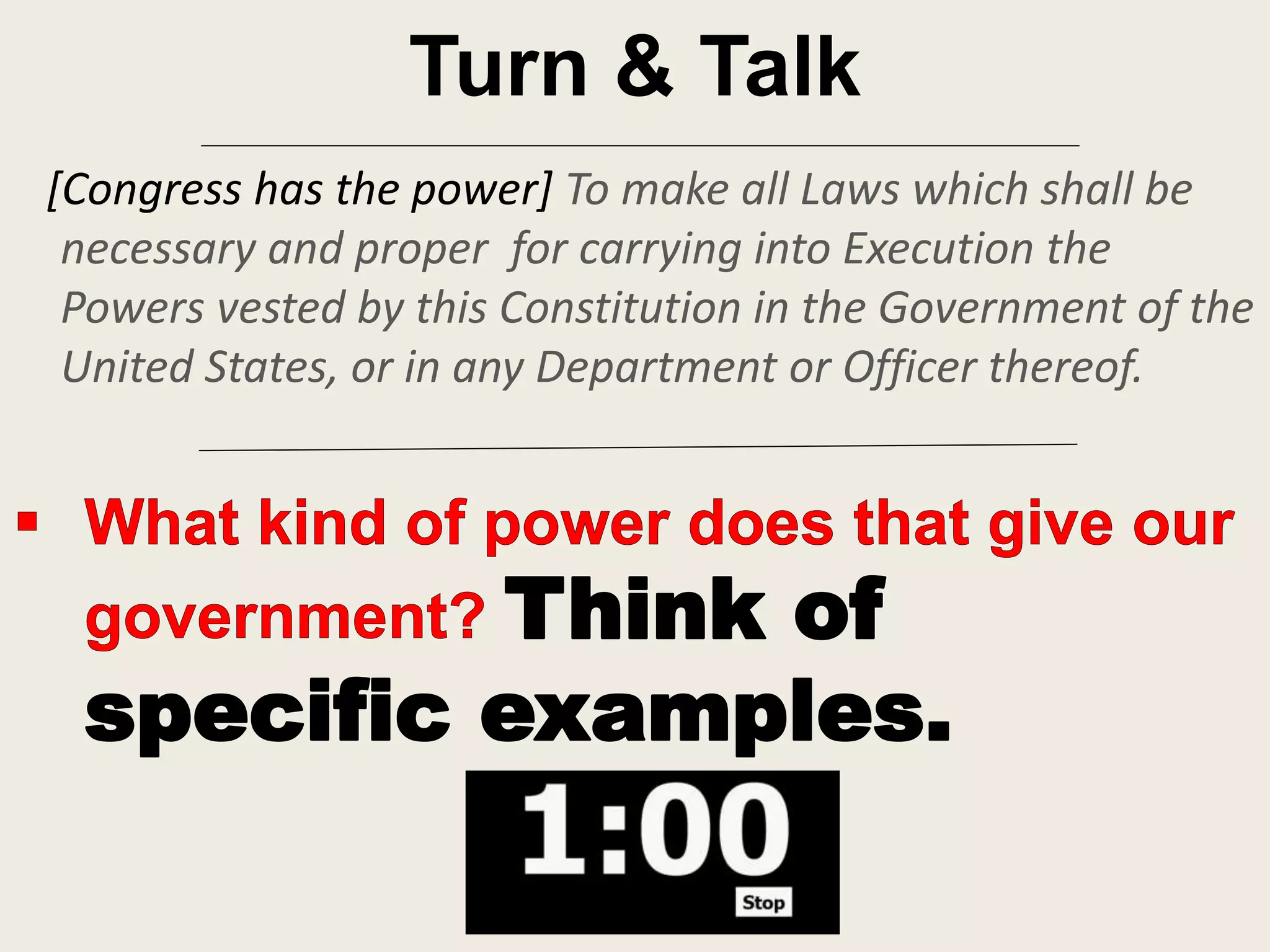 Hamilton's plan elastic clause | PPTX