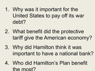 Hamilton's plan elastic clause | PPT