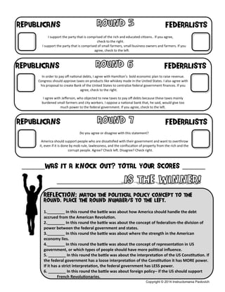 Hamilton vs jefferson opposition grudge match | PDF