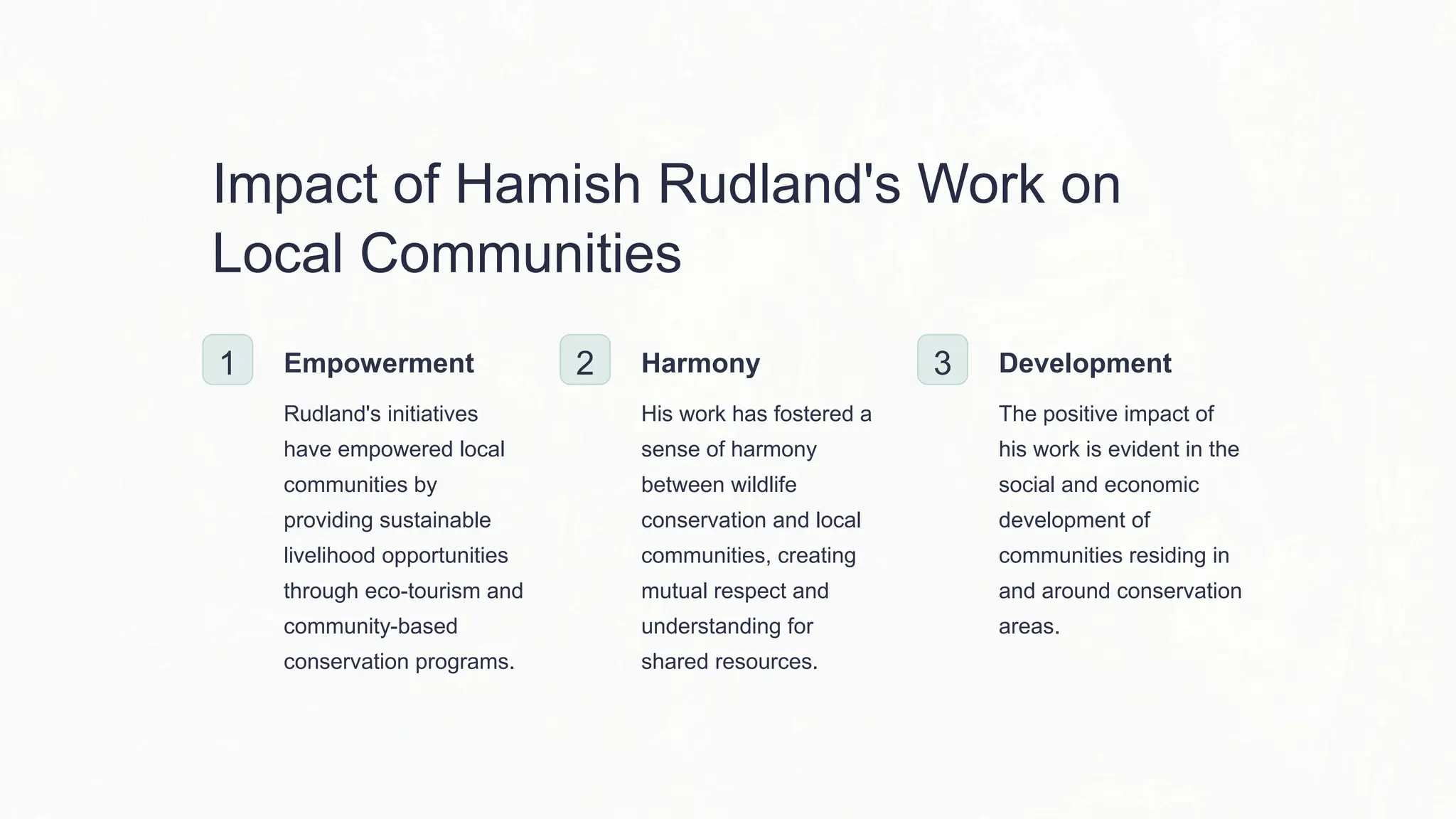 Hamish Rudland | PPT