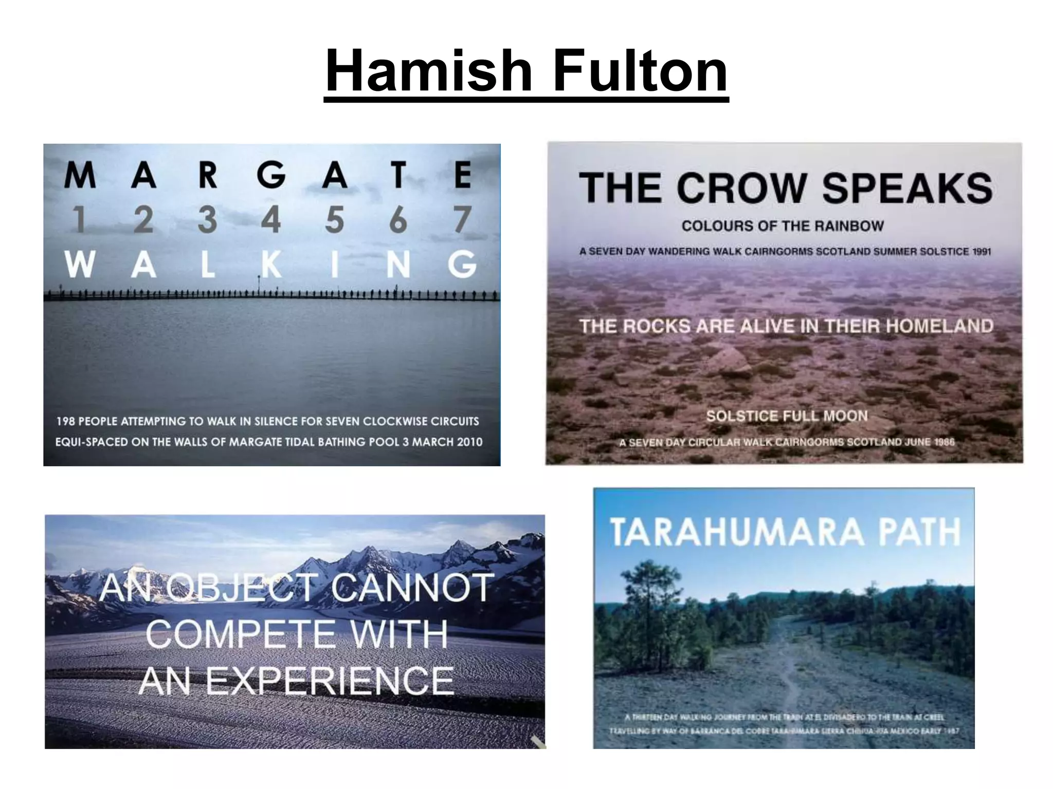 Hamish Fulton Analysis | PPTX