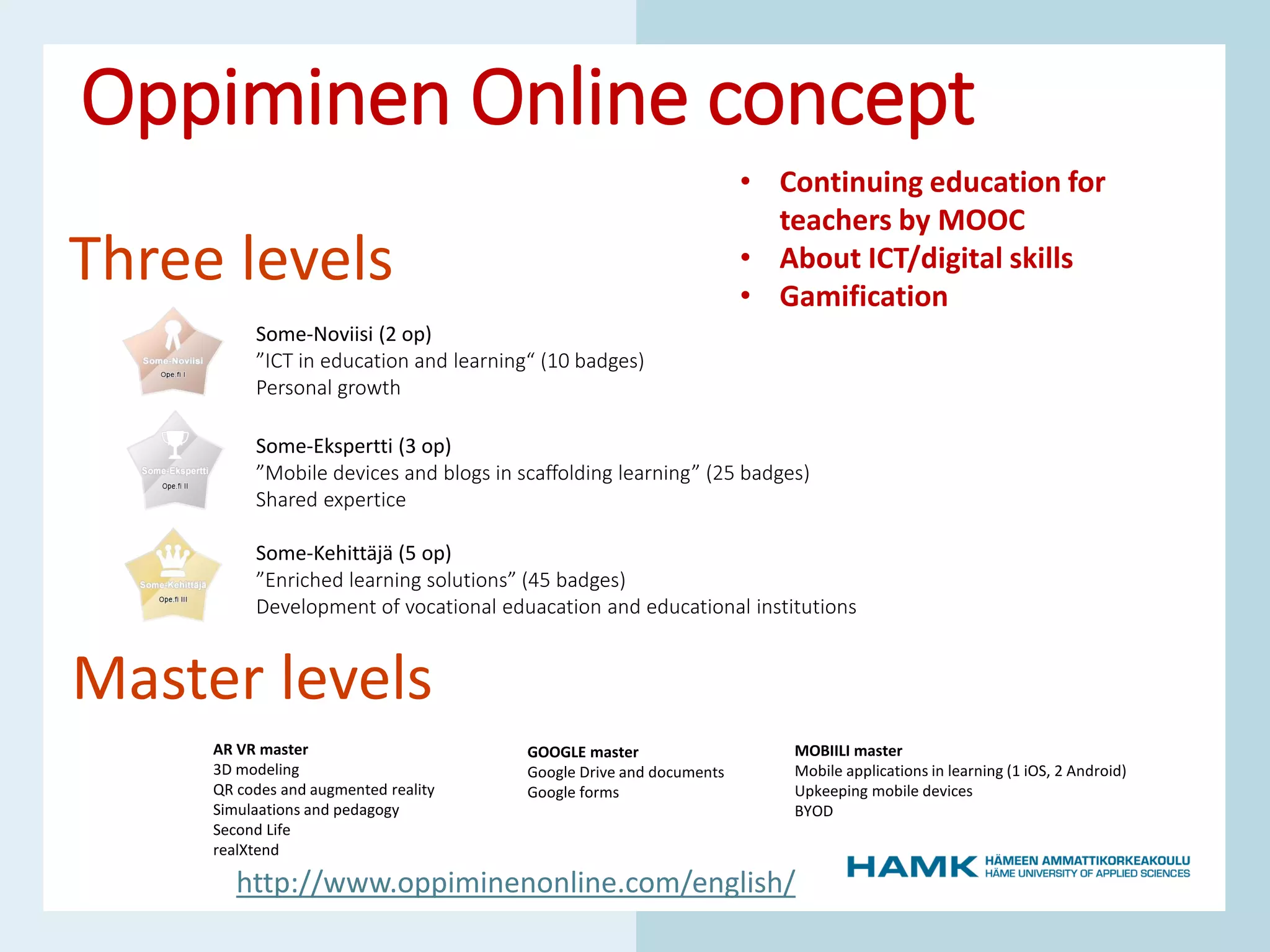 OBF Academy - Case Häme University of Applied Sciences | PPT