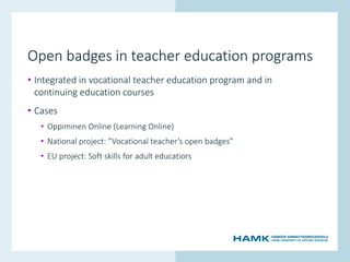 OBF Academy - Case Häme University of Applied Sciences | PPT