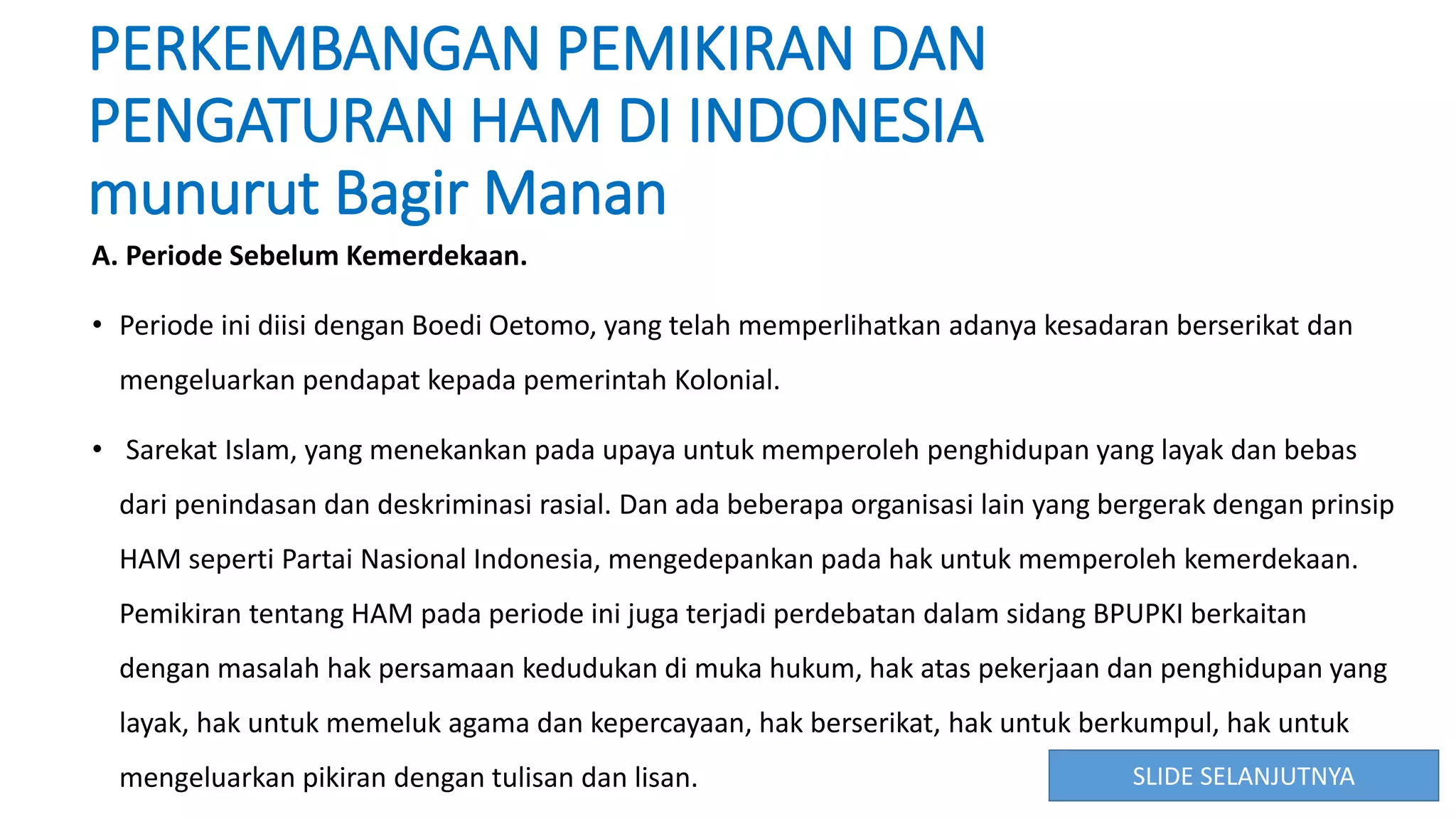 HAM Dalam Perspektif Pancasila | PPTX