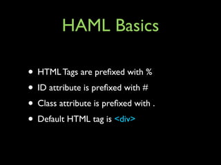 Introduction to HAML | KEY