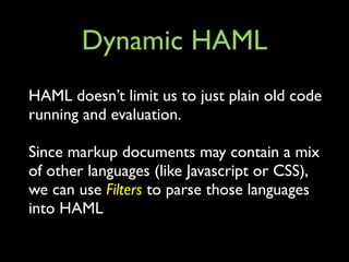 Introduction to HAML | KEY | Web Design and HTML | Internet