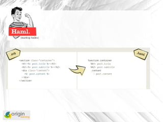 Haml | PPT | Free Download