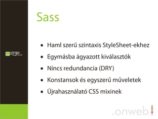 Haml, Sass & Compass | PPT