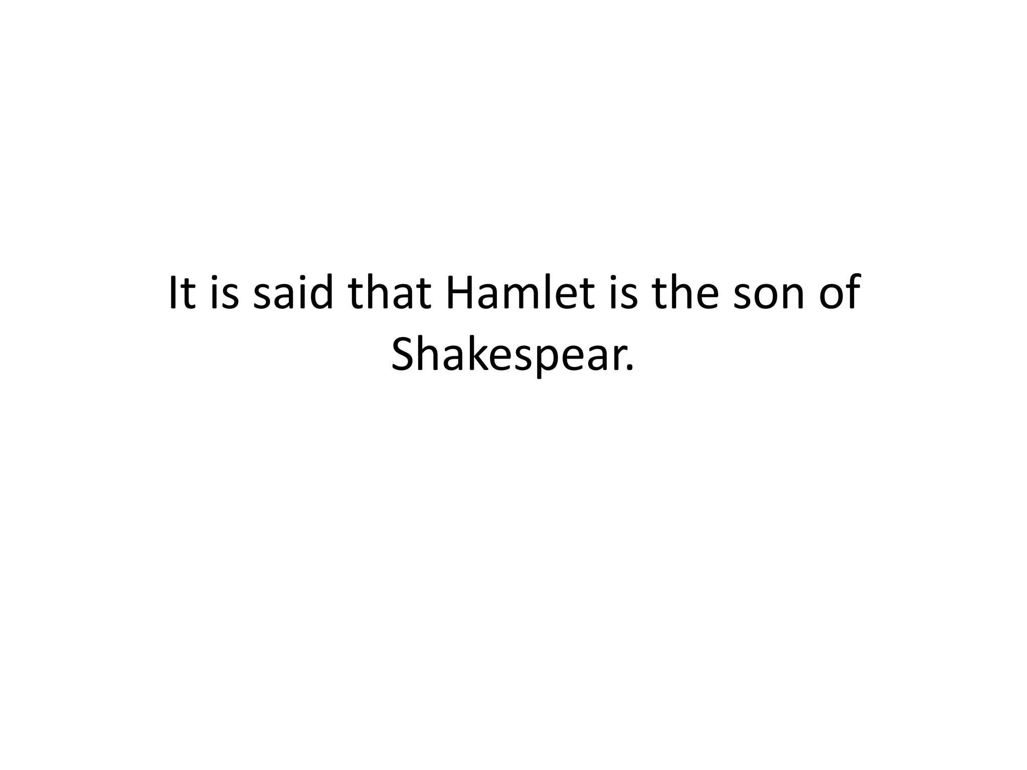 Hamlet | PPT