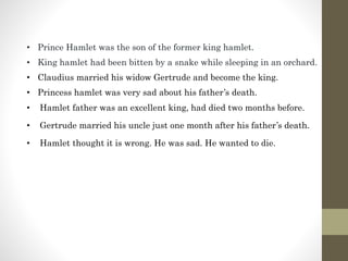 Hamlet Introduction for grade five primary | PPTX