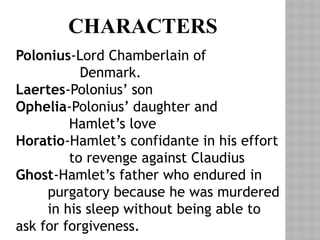 Hamlet: a wonderful play by william shakespeare | PPTX